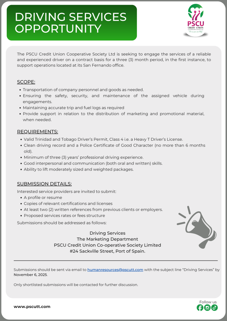 Careers - PSCU Credit Union Co-Operative Society Ltd.